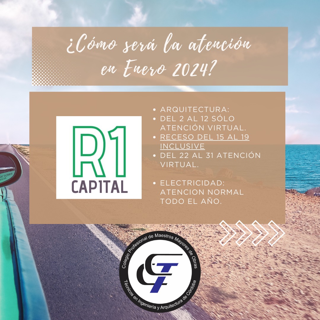 Regional 1 – Capital – Colegio profesional de Maestros Mayores Obras y ...